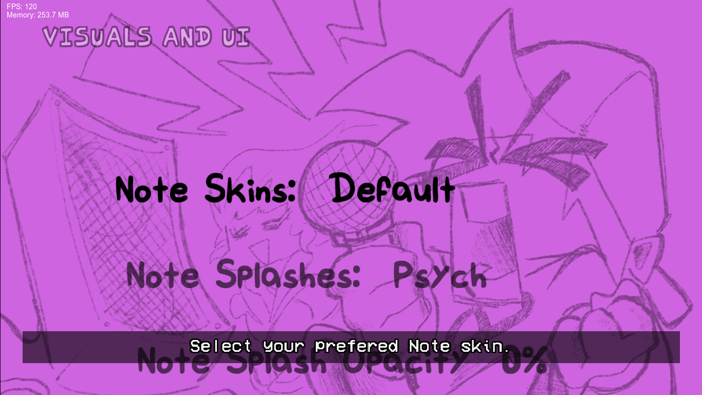 Invisible Pixel NOTE assets V0.7 Mod for Friday Night Funkin' | FNF Mods