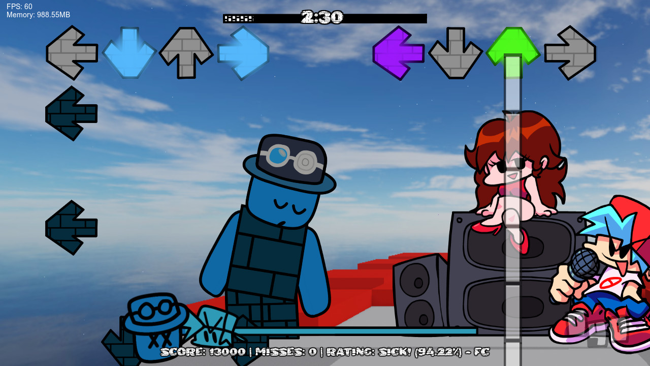 FNF: VS Bricks V2 Mod for Friday Night Funkin' | FNF Mods