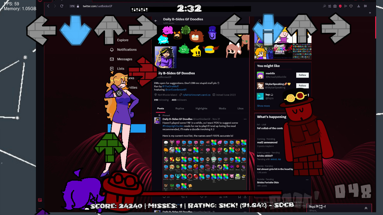 FNF: VS Bricks V2 Mod for Friday Night Funkin' | FNF Mods