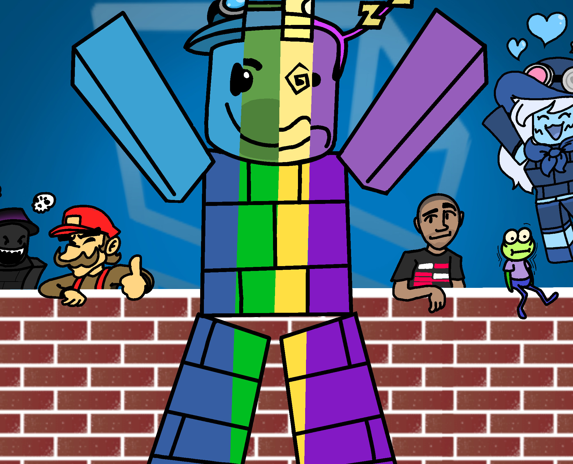 FNF: VS Bricks V2 Mod for Friday Night Funkin' | FNF Mods