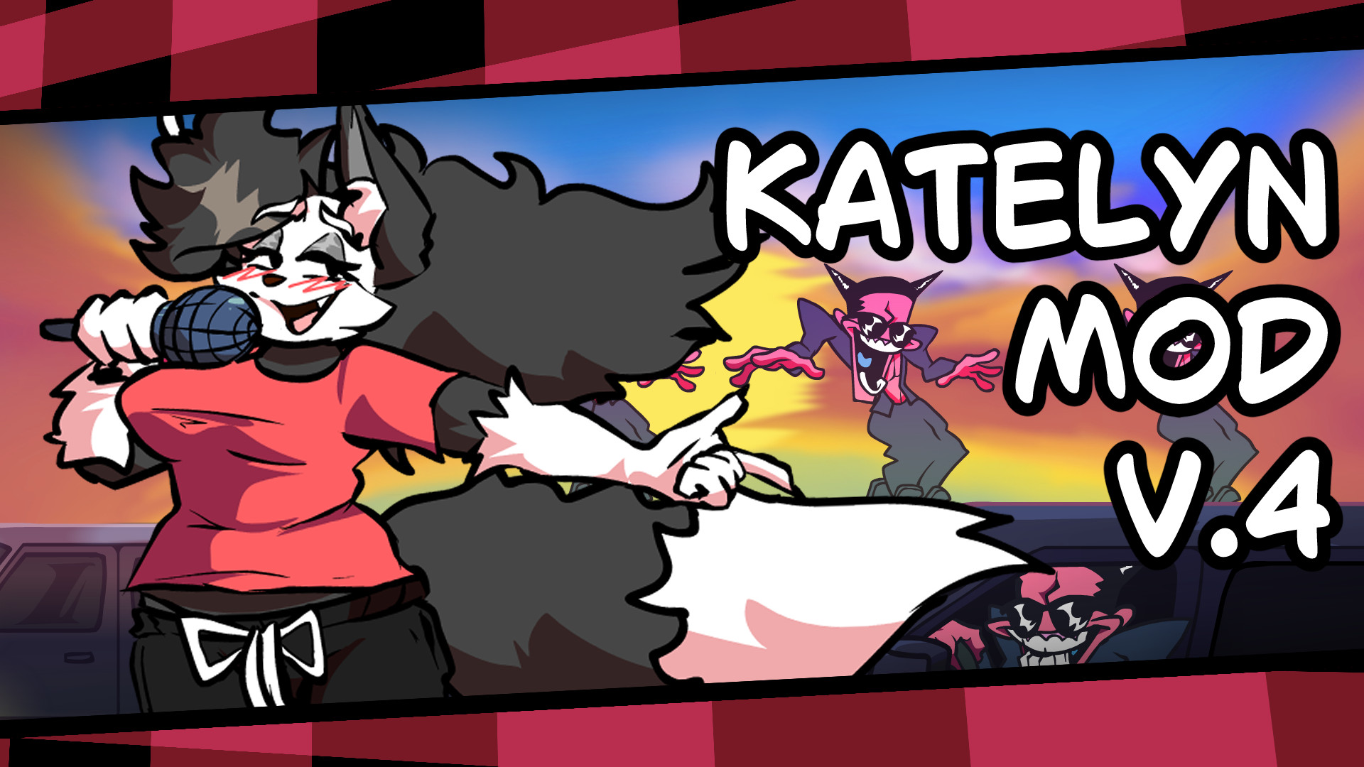 Katelyn V4 Mod (Base game [0.4] & Psych) Mod for Friday Night Funkin ...