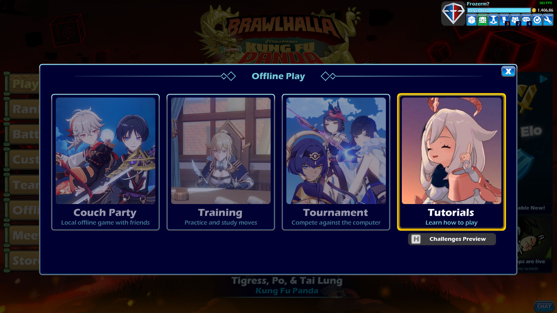 Genshin Impact UI Mod for Brawlhalla | BHalla Mods