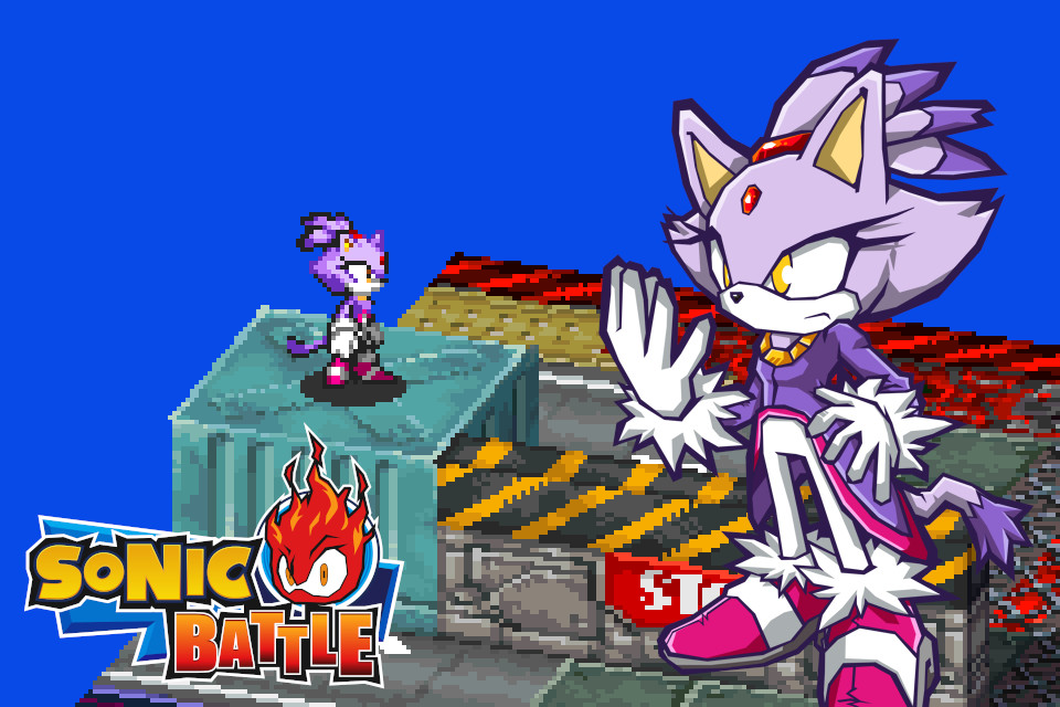 Improved Blaze the Cat over Rouge Mod for Sonic Battle | SB Mods