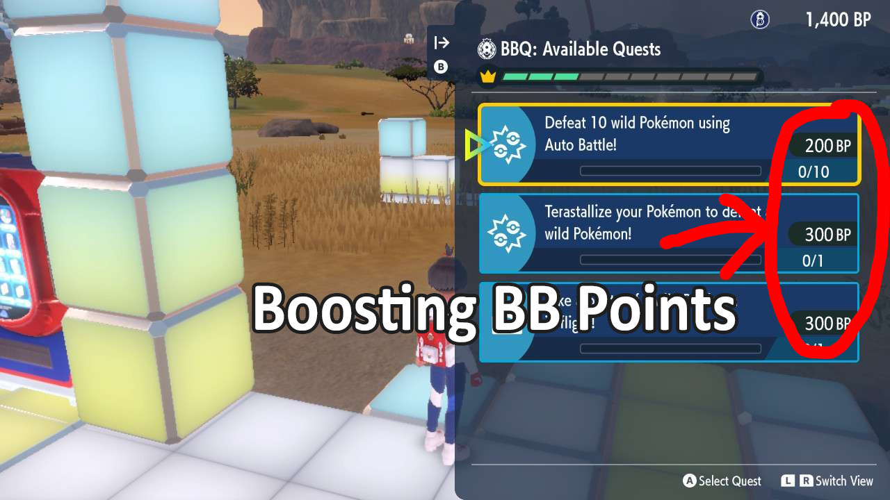 Boosted BB Points Mod for Pokemon Scarlet & Violet | PKMN SV Mods