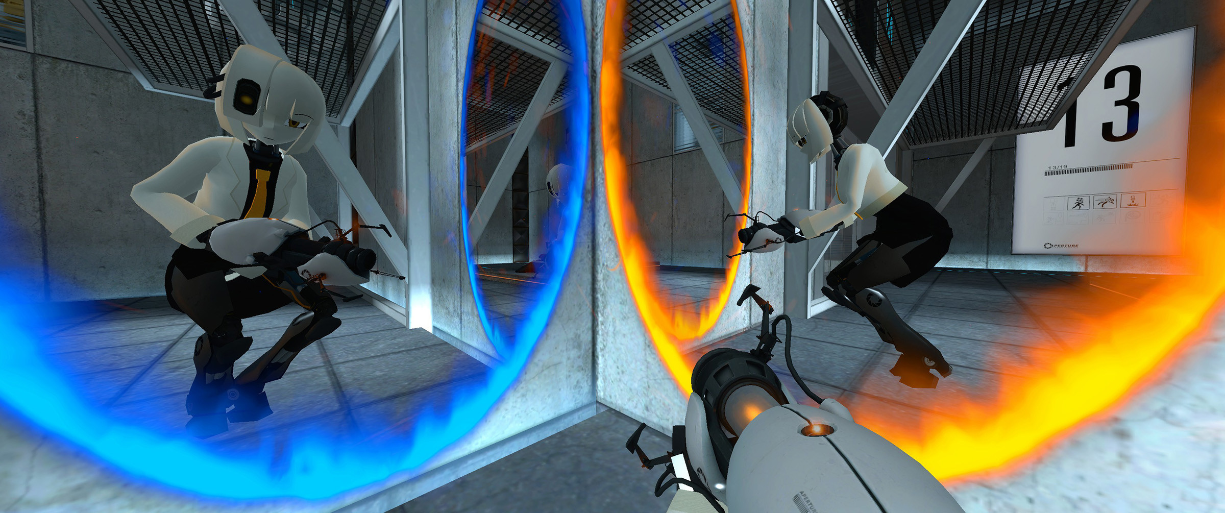 Humanoid GLaDOS (Chell Replacement) Mod for Portal | PRTL Mods