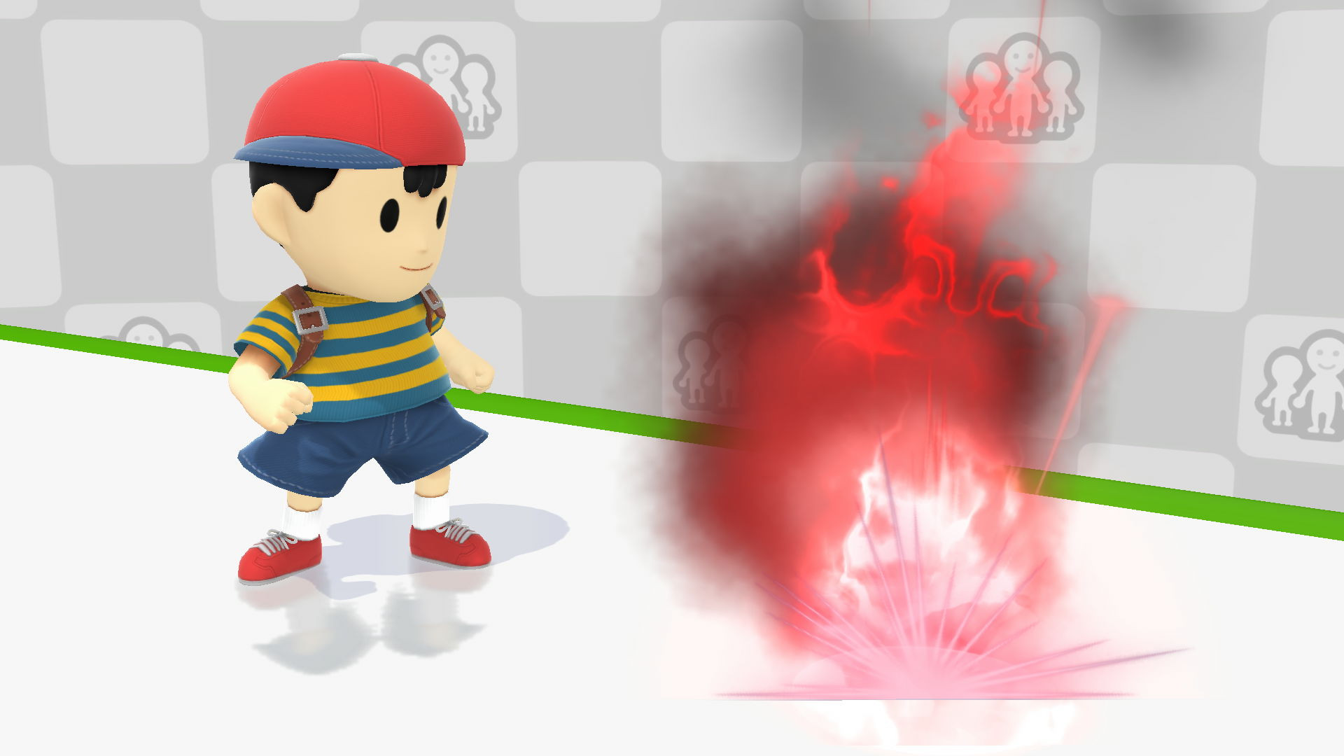 PSI Rockin'-colored PSI + Red PK Fire Mod for Super Smash Bros. (Wii U ...