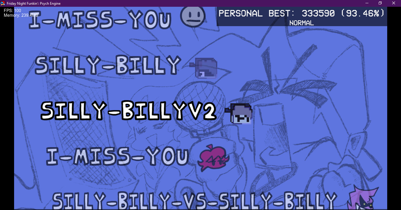 Silly Billy but Minecraft V2 Mod Mod for Friday Night Funkin' | FNF Mods