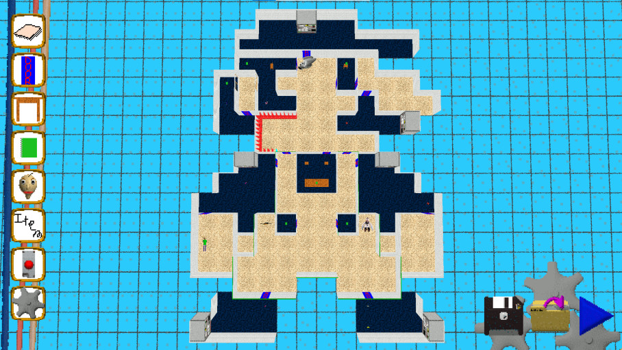 8 bit Mario Maps Mod for Baldi's Basics | Baldi Mods
