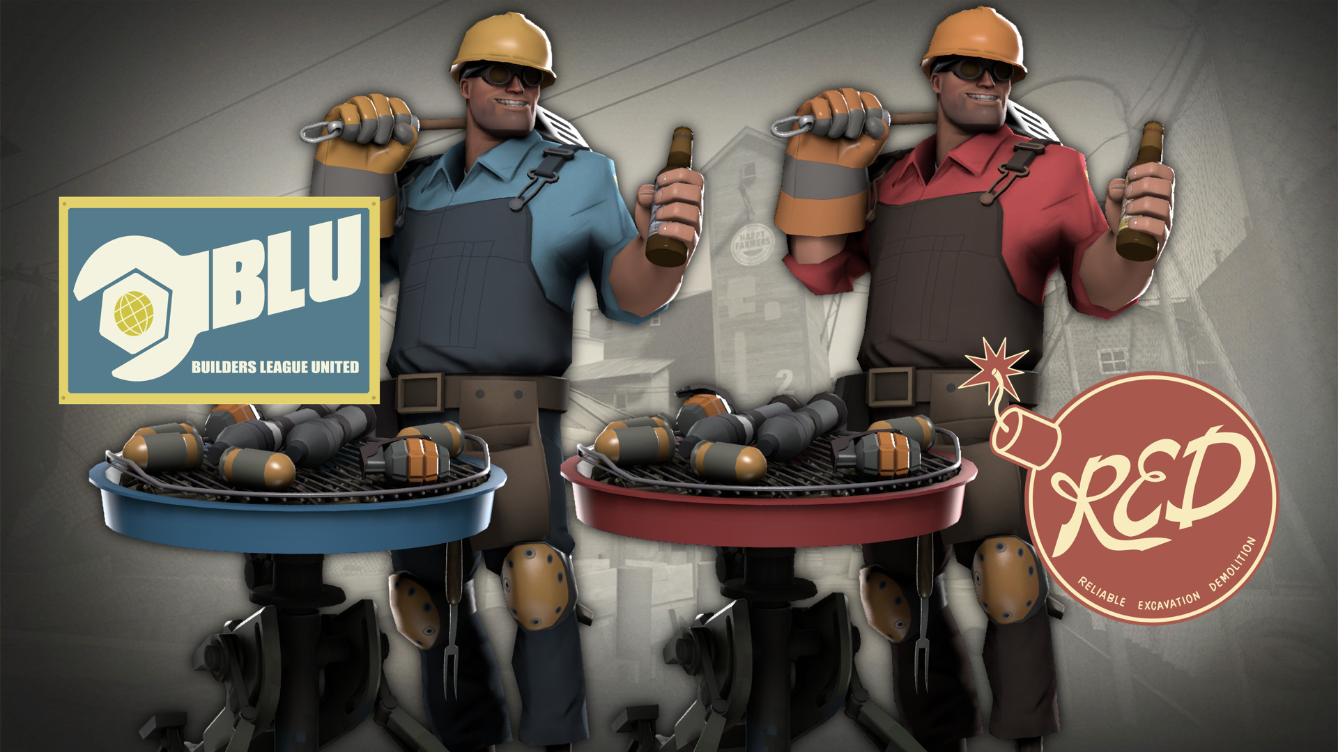 Grilling Engie during Summer Mod for Team Fortress 2 | TF2 Mods