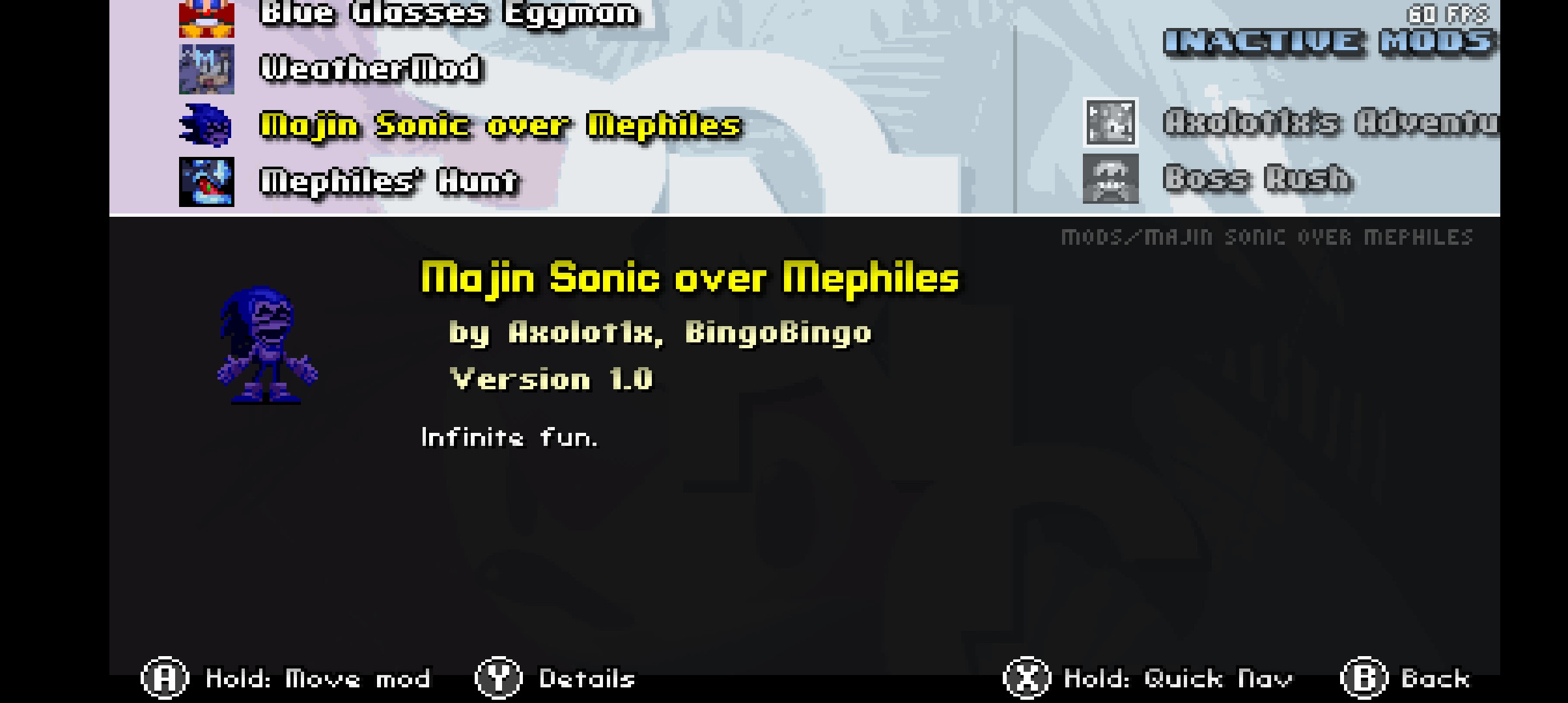 Majin Sonic over Mephiles Mod for Sonic 3 A.I.R. | S3AIR Mods