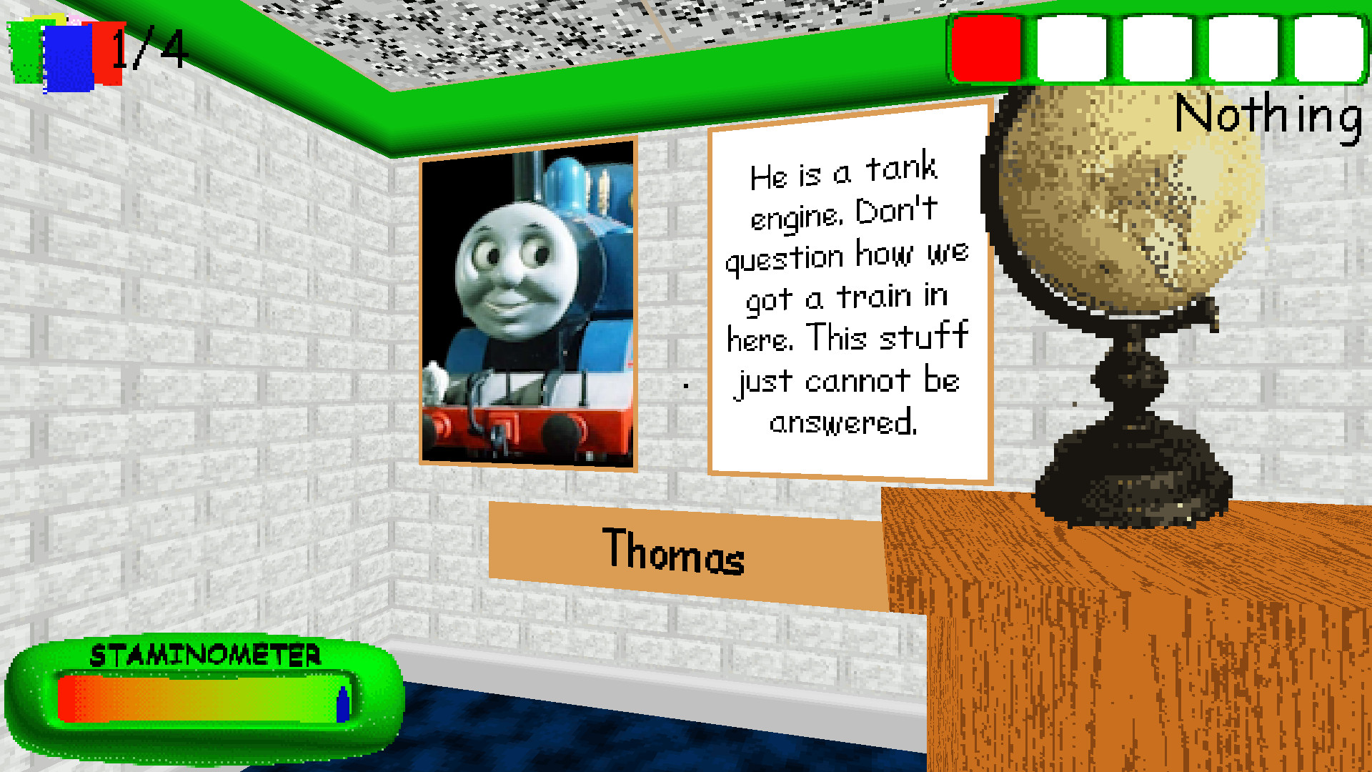 Thomas the Tank Engine Mod for Baldi's Basics | Baldi Mods