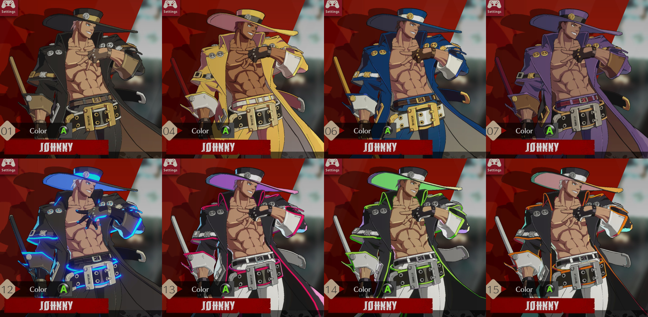 Tanned Johnny Mod for GUILTY GEAR -STRIVE- | GGST Mods