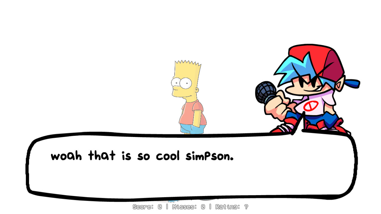 Bart fnf mod simpson Mod for Friday Night Funkin' | FNF Mods