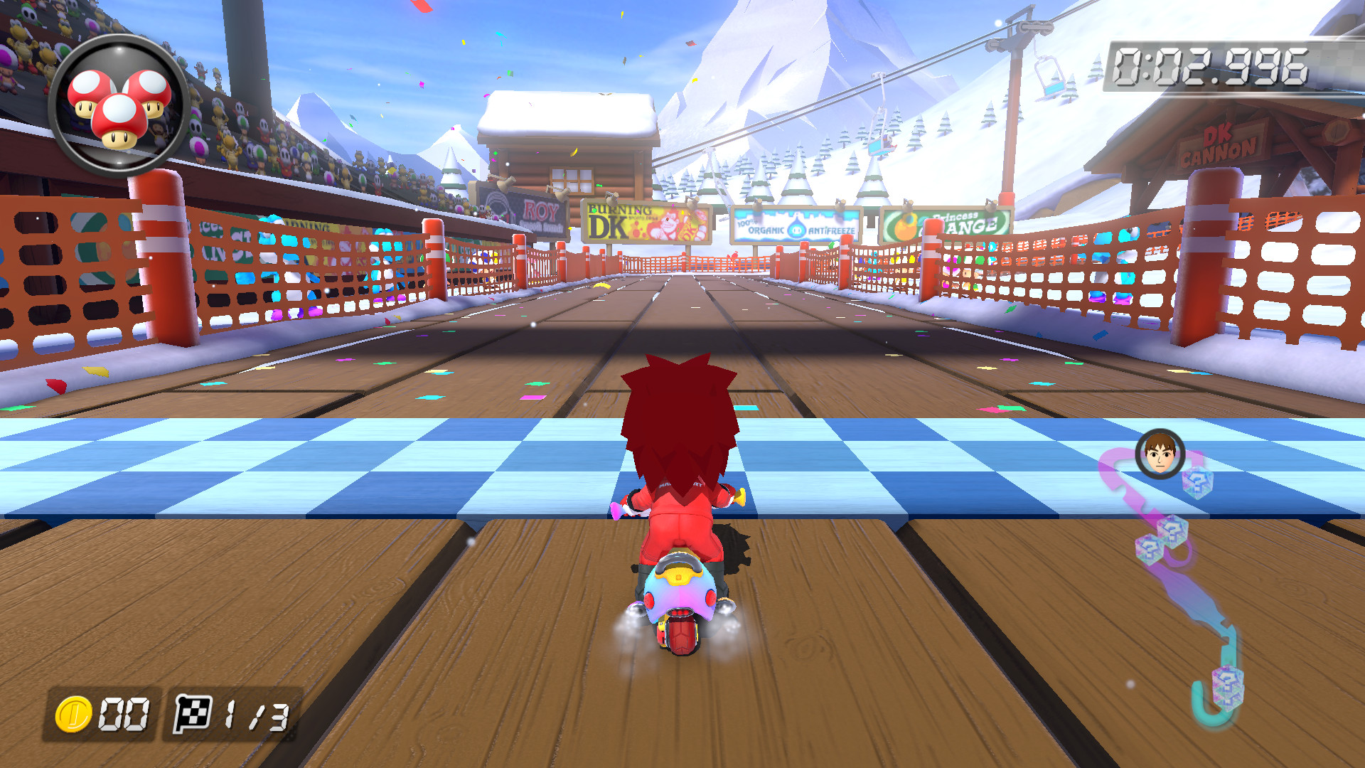 Mii Hair 1 - V2 Mod for Mario Kart 8 Deluxe | MK8D Mods