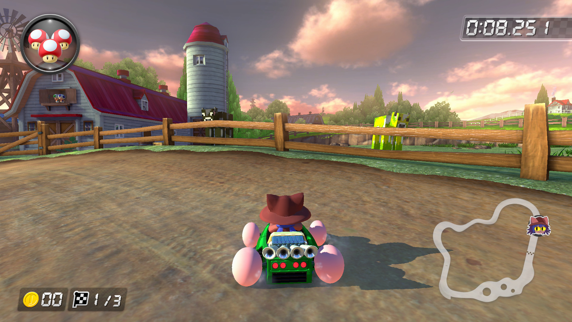 Minecraft Cow Mod for Mario Kart 8 Deluxe | MK8D Mods