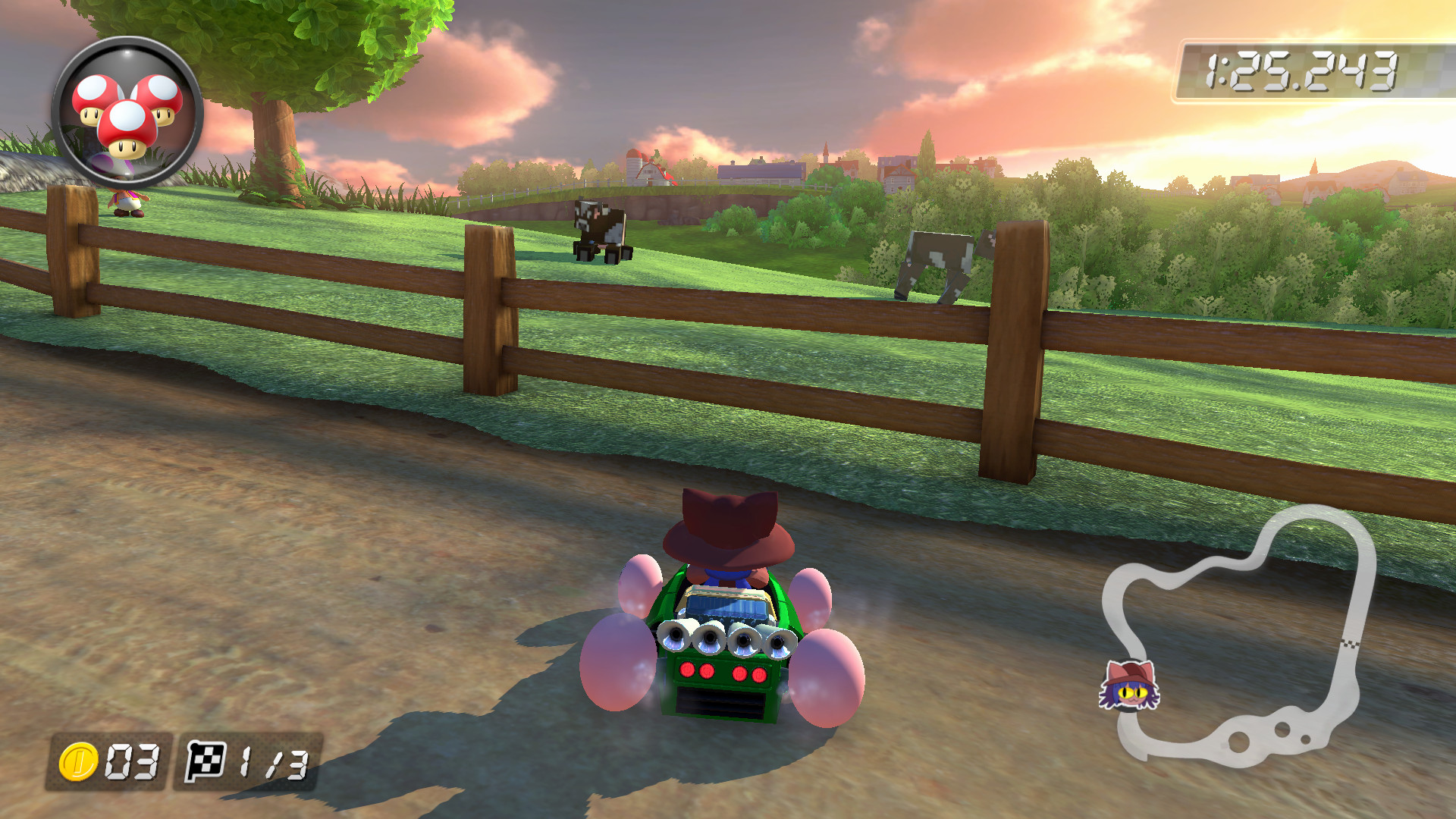 Minecraft Cow Mod for Mario Kart 8 Deluxe | MK8D Mods