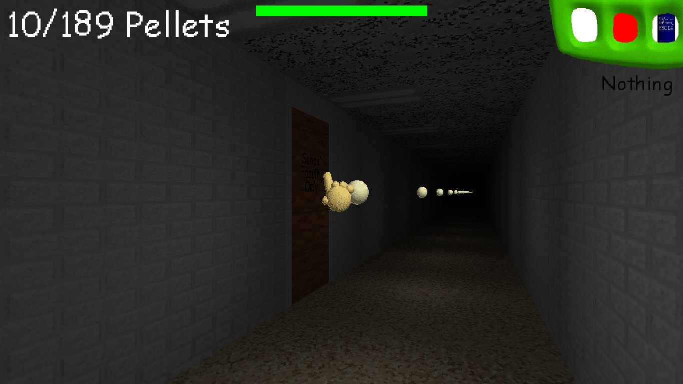 Pacman but in Baldis basics Mod for Baldi's Basics | Baldi Mods