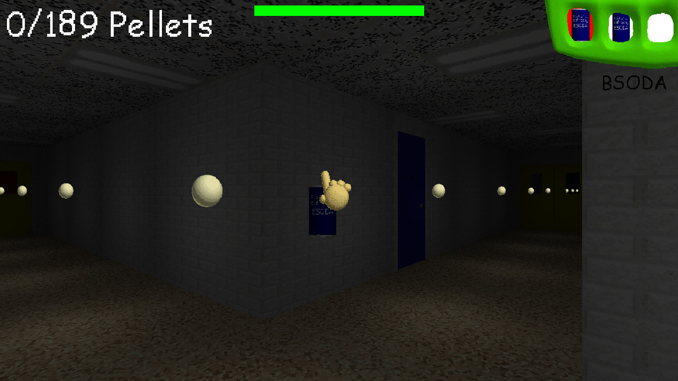 Pacman but in Baldis basics Mod for Baldi's Basics | Baldi Mods