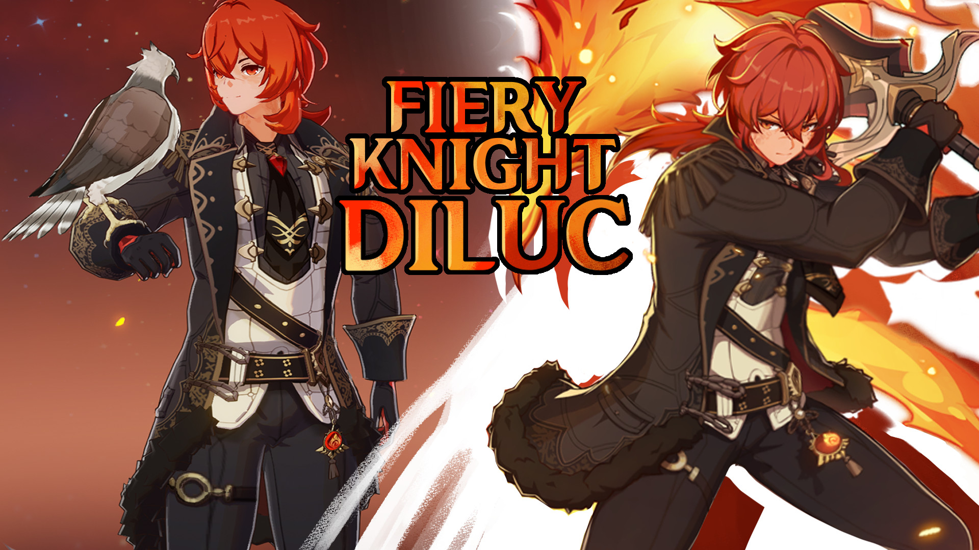 Fiery Knight Diluc Mod for Genshin Impact | GI Mods