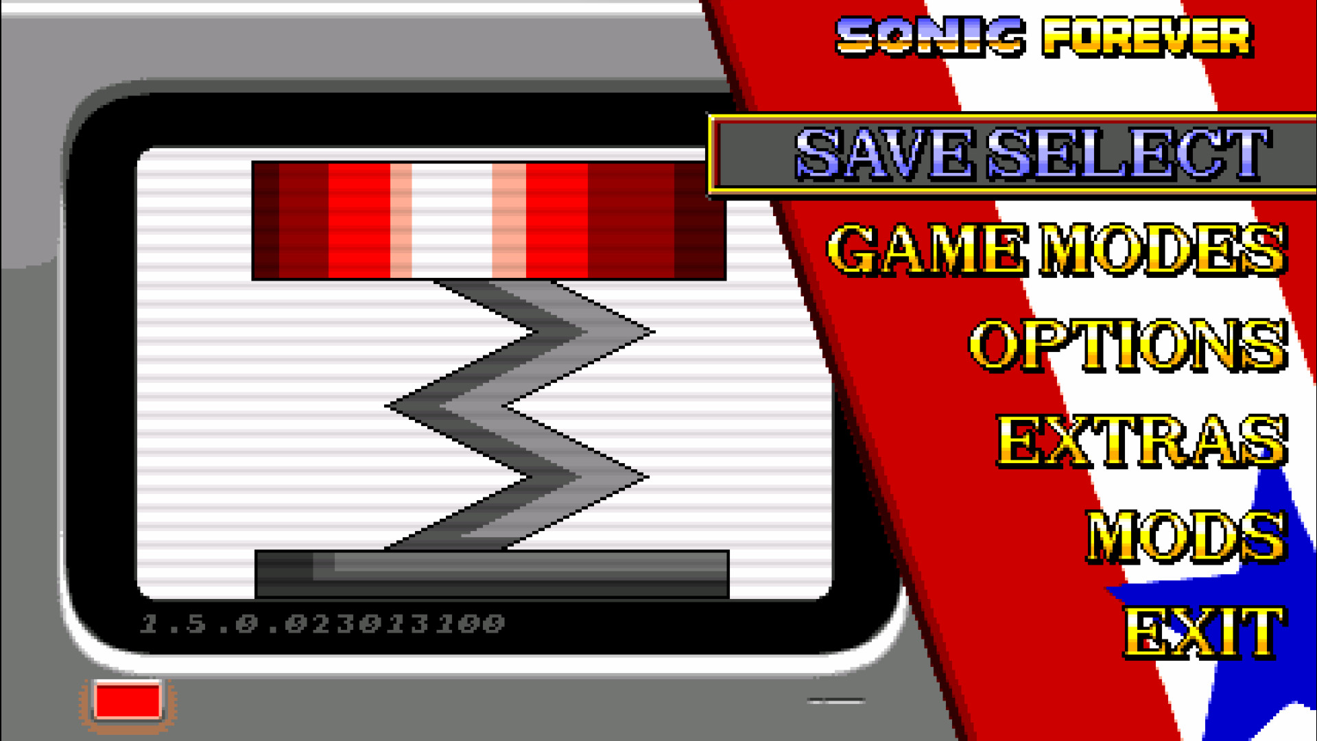 A red spring over sonic Mod for Sonic the Hedgehog Forever | S1F Mods