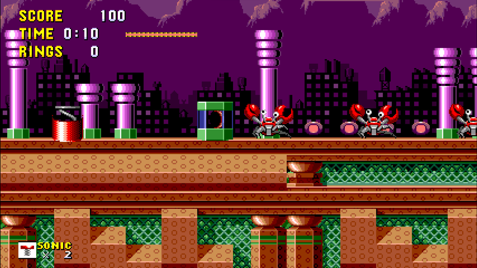A red spring over sonic Mod for Sonic the Hedgehog Forever | S1F Mods