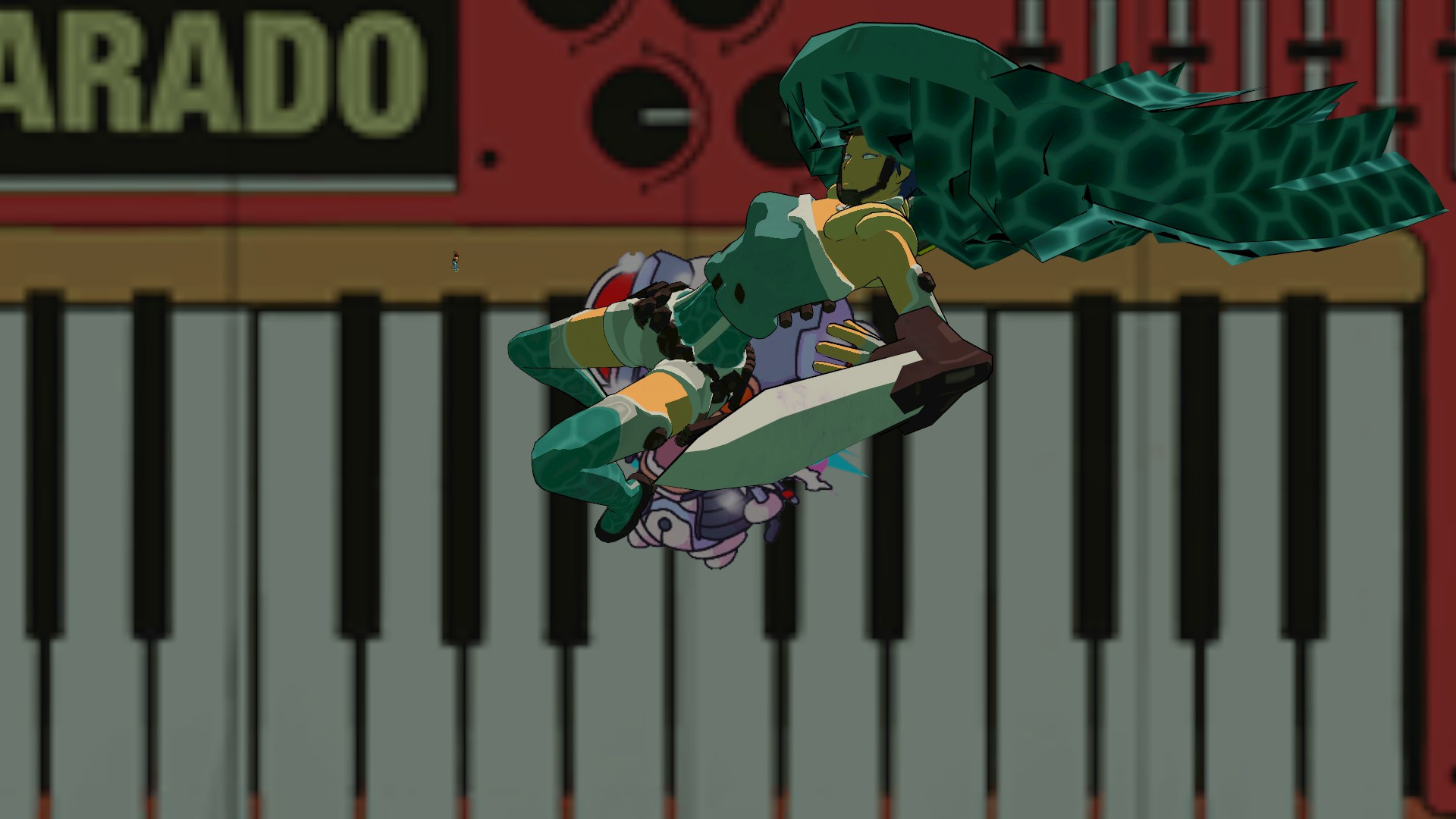 The Burst (Furi) Mod for Bomb Rush Cyberfunk | BRC Mods