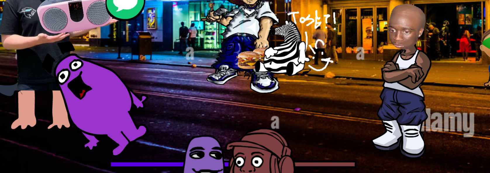 bopcity ust: grimace (jose tonic remix) Mod for Friday Night Funkin ...