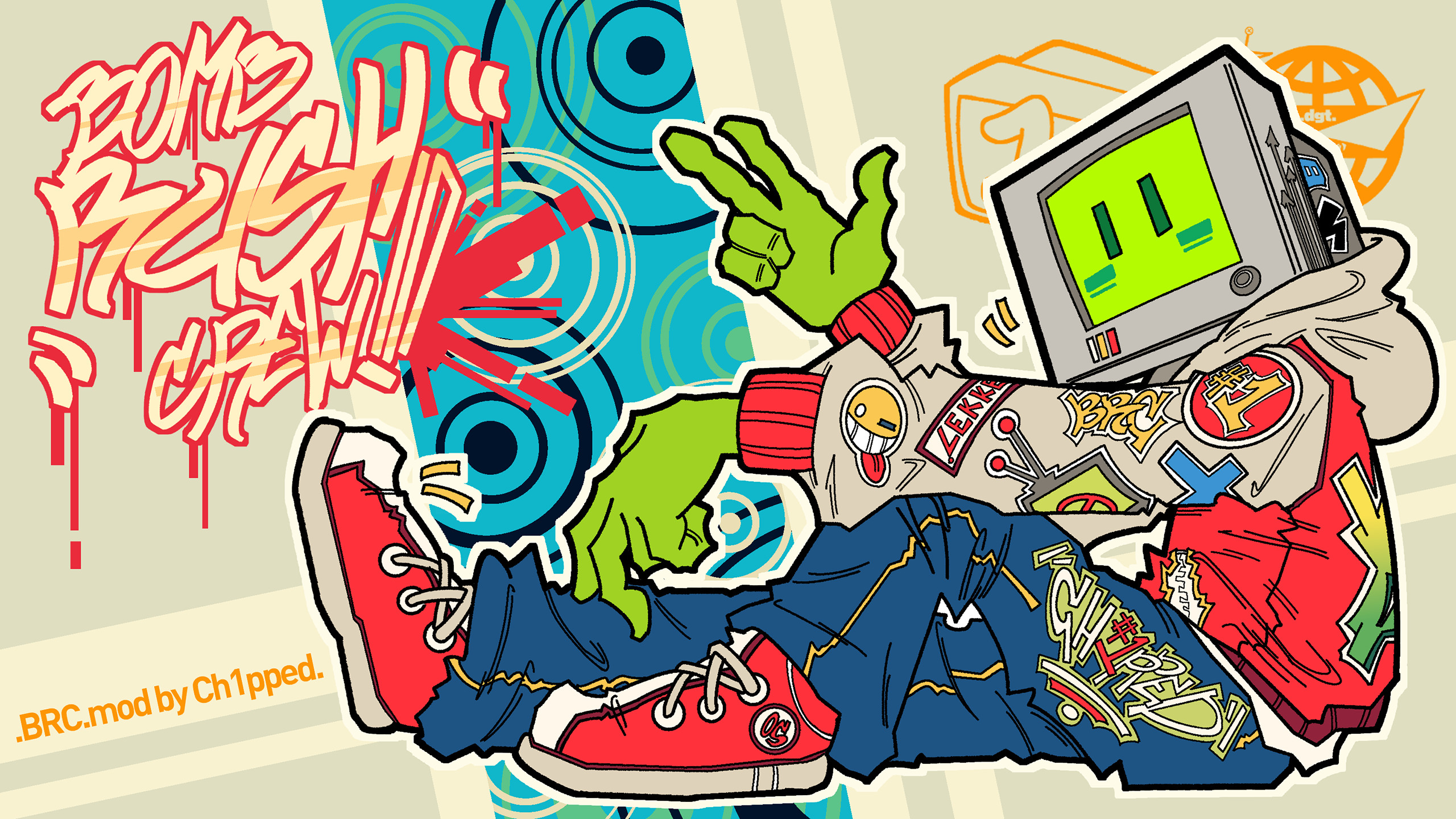 BL0B (OC) Mod for Bomb Rush Cyberfunk | BRC Mods