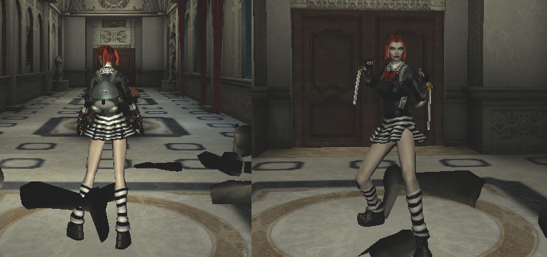 Gothic Schoolgirl Mod for BloodRayne 2 | BR2 Mods