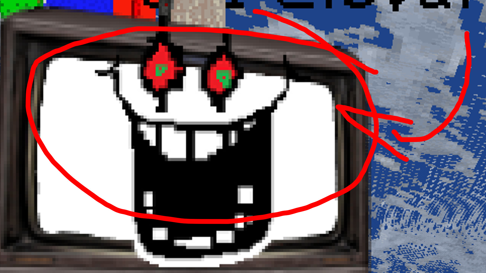 Flowey TV over Baldi TV Mod for Baldi's Basics | Baldi Mods