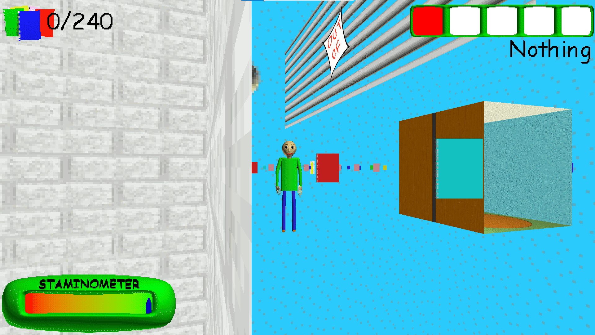 Pacman Maze Map Mod for Baldi's Basics | Baldi Mods