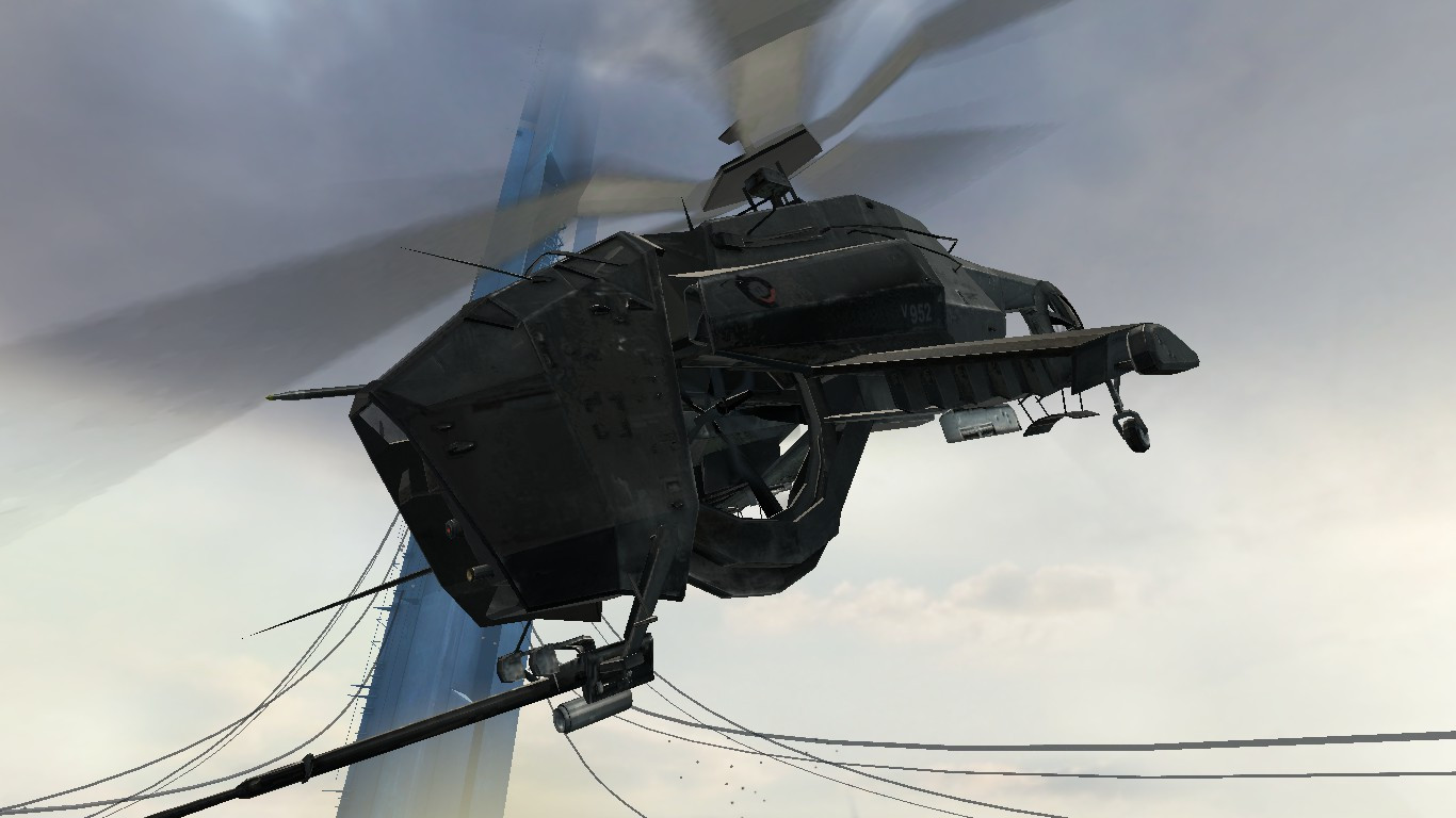 Concept-Styled Hunter Chopper Mod for Half-Life 2 | HL2 Mods