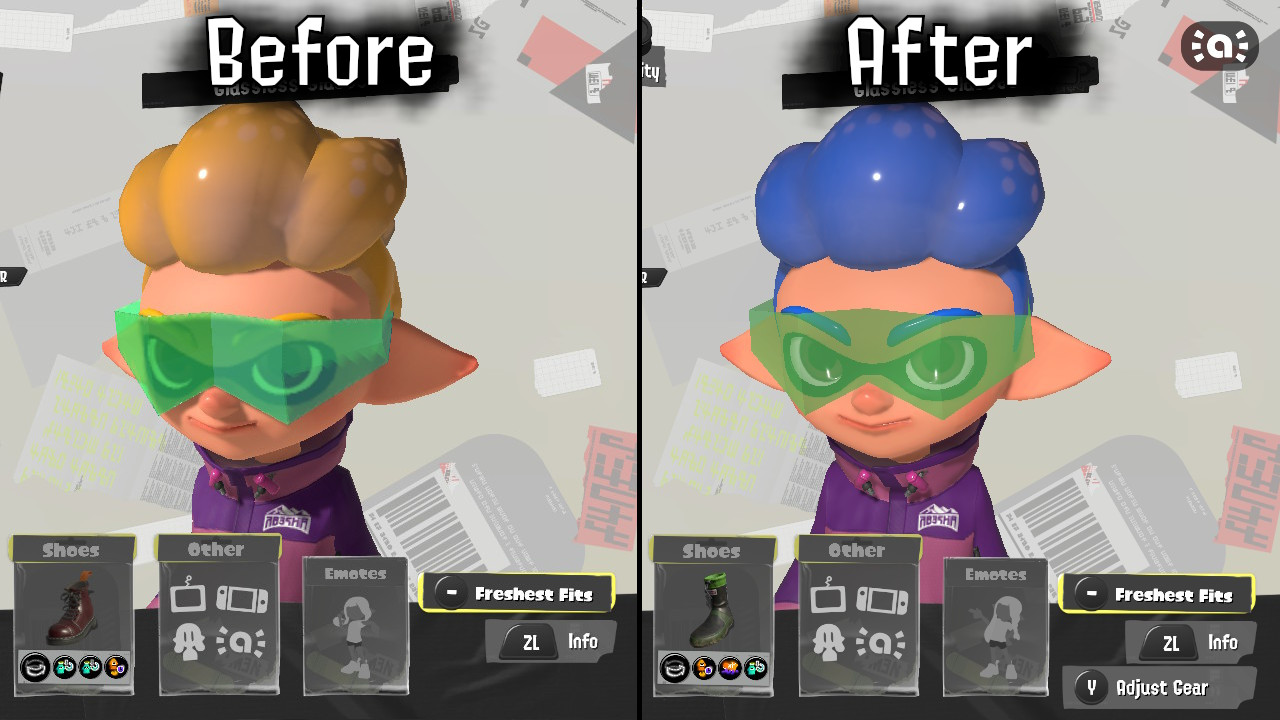 Cruelty Squad Shades Mod for Splatoon 3 | Splatoon 3 Mods