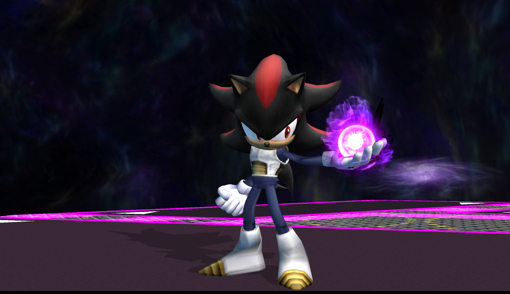 Shadow The Hedgehog as Vegeta Mod for Super Smash Bros. Brawl | Brawl Mods