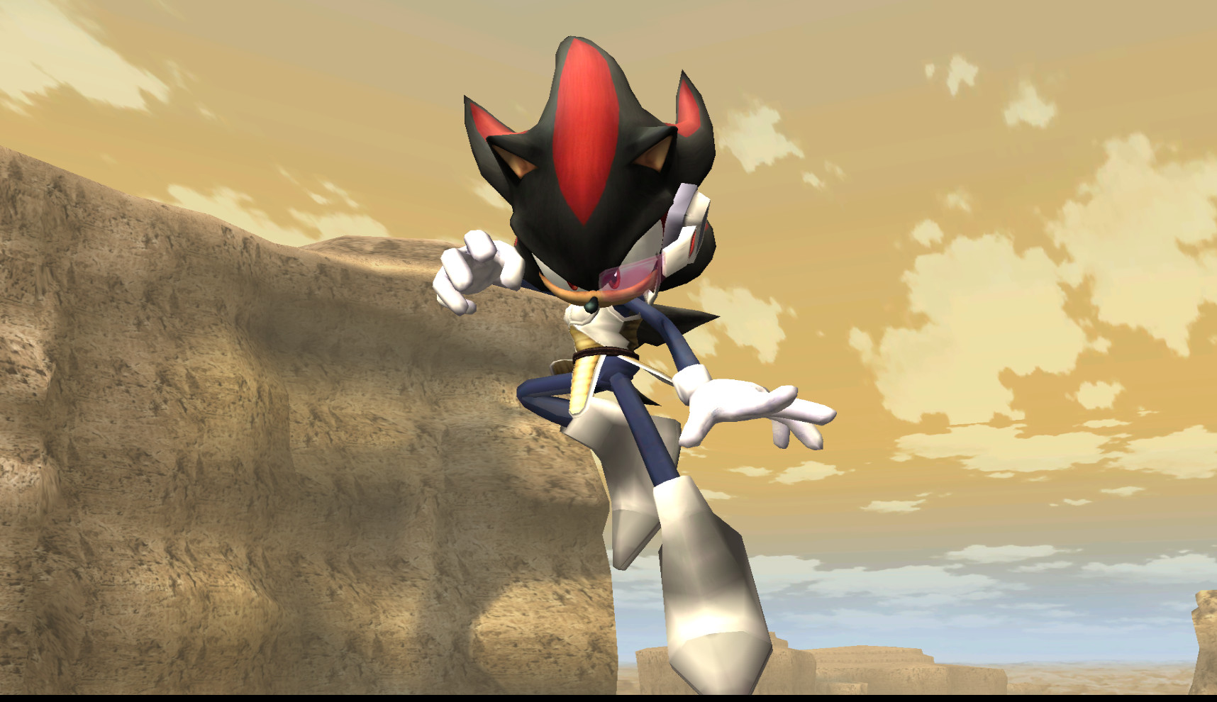 Shadow The Hedgehog as Vegeta Mod for Super Smash Bros. Brawl | Brawl Mods