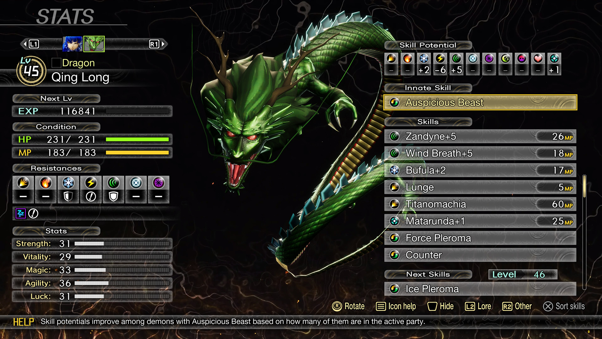 Shenron Qing Long Mod for Shin Megami Tensei V: Vengeance | SMTVV Mods