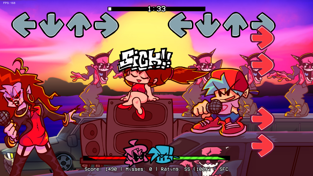 FNF Vibin alt backround wip Mod for Friday Night Funkin' | FNF Mods