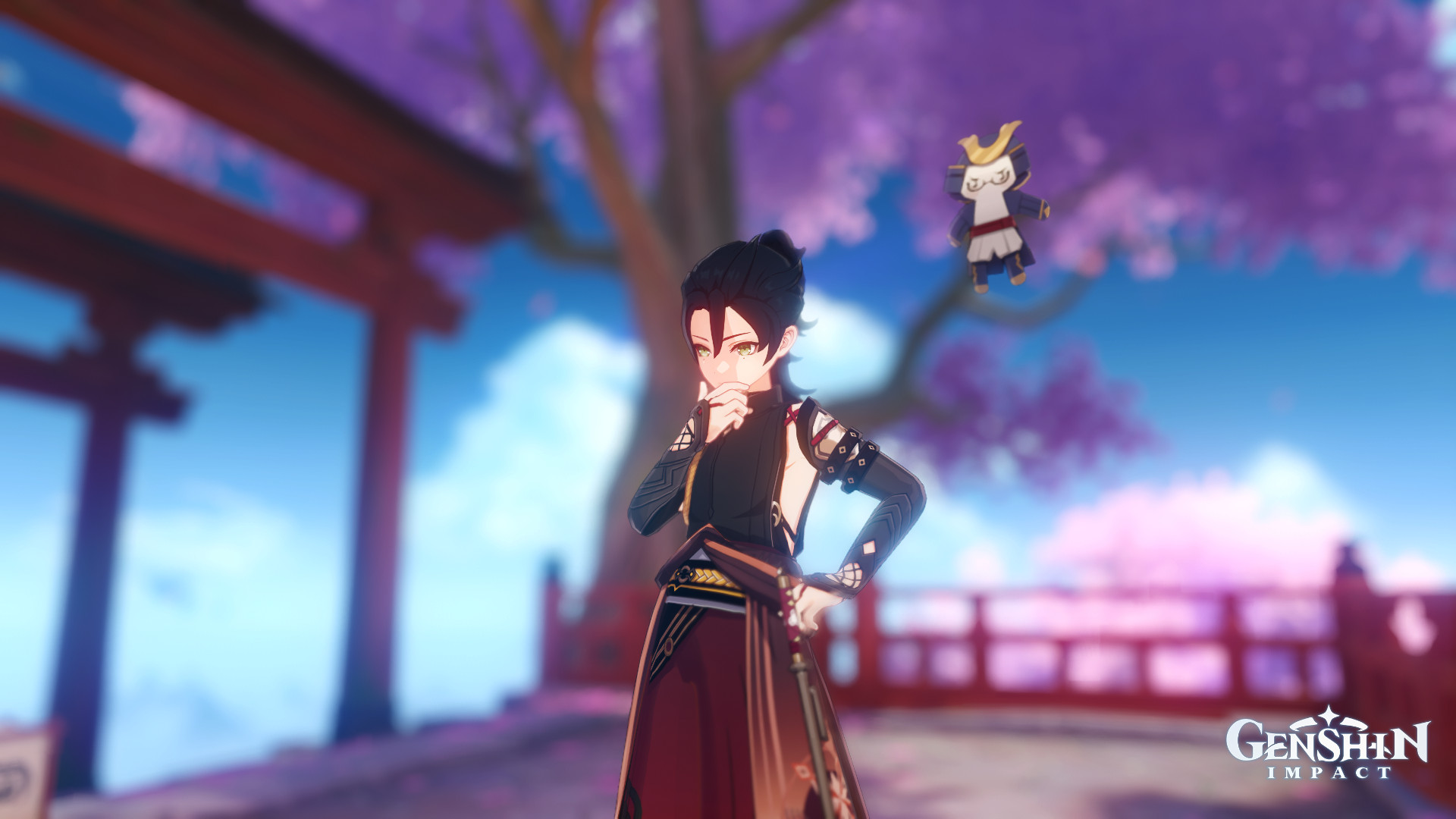 Heizou Ponytail - Kitbash Mod for Genshin Impact | GI Mods