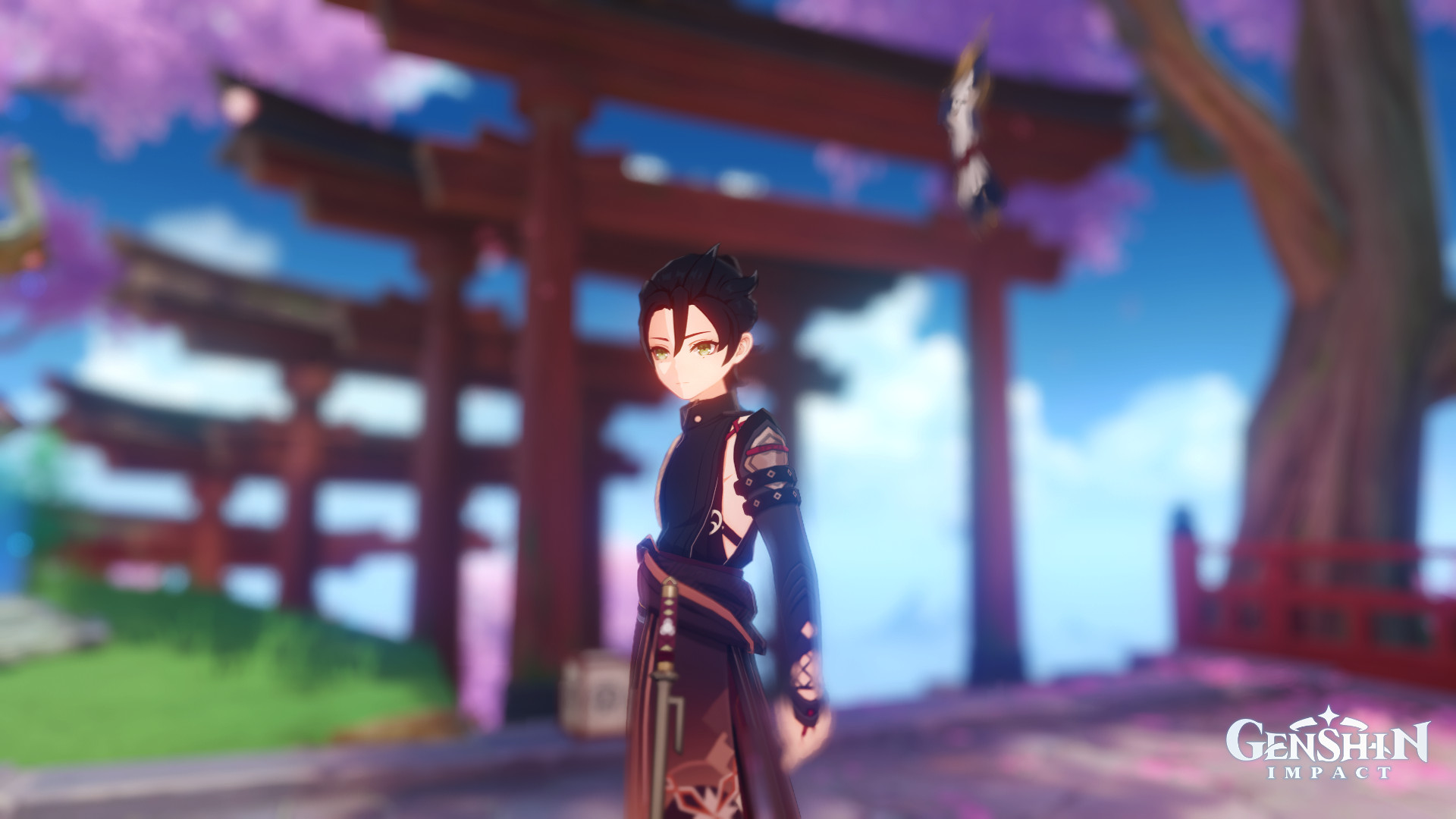 Heizou Ponytail - Kitbash Mod for Genshin Impact | GI Mods