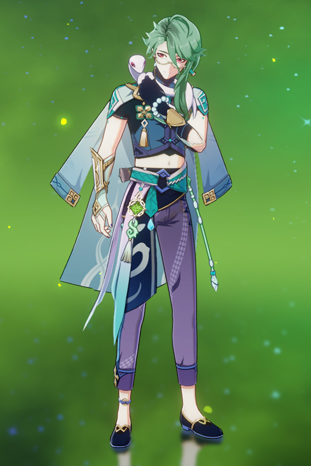 Snake-Like Baizhu Mod for Genshin Impact | GI Mods