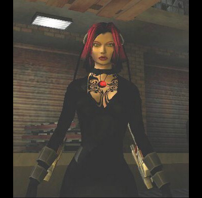 Black Vamp with Red Hair Mod for BloodRayne 2 | BR2 Mods