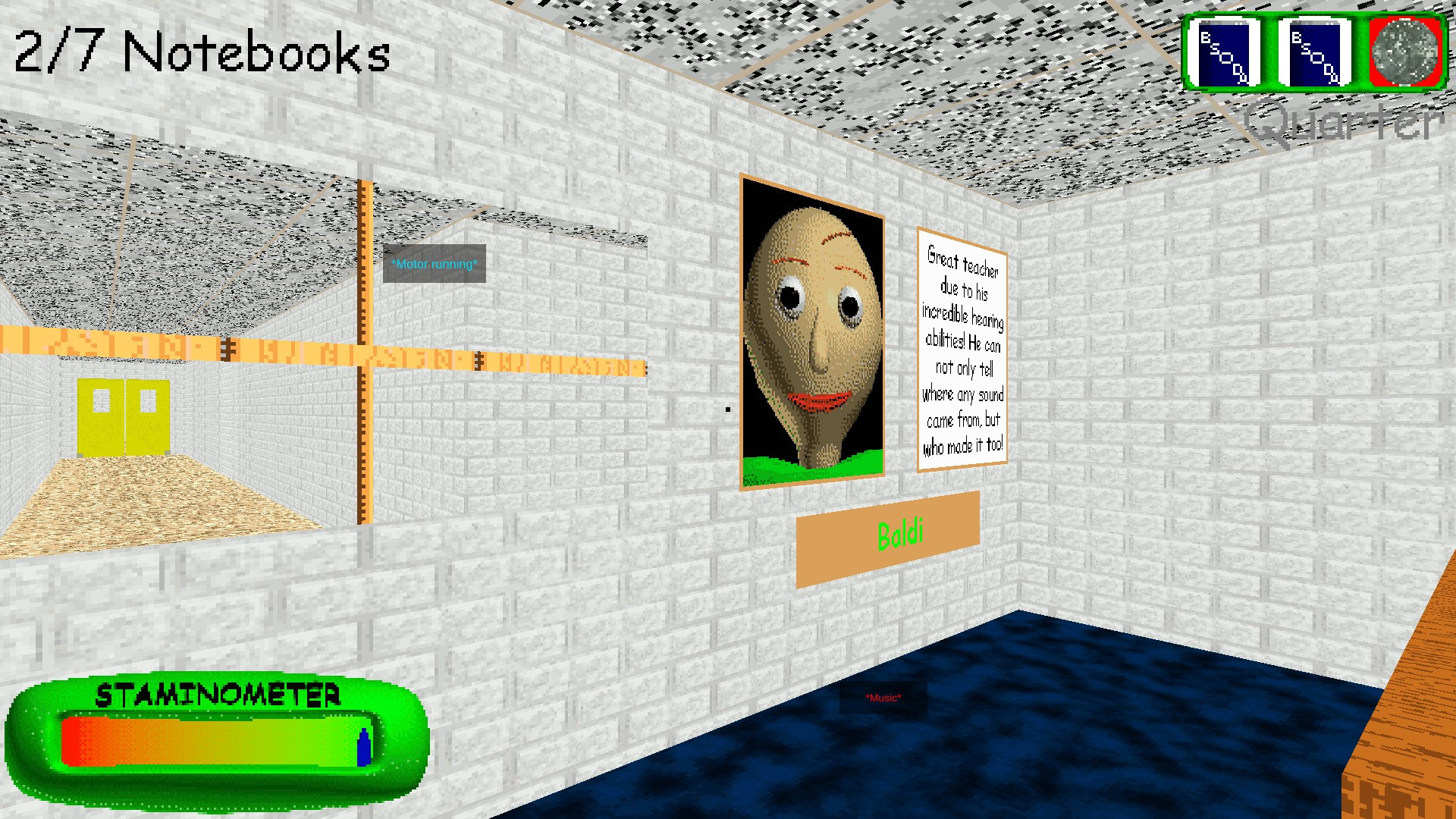 Baldi's Basics classic remastered colored captions Mod for Baldi's ...