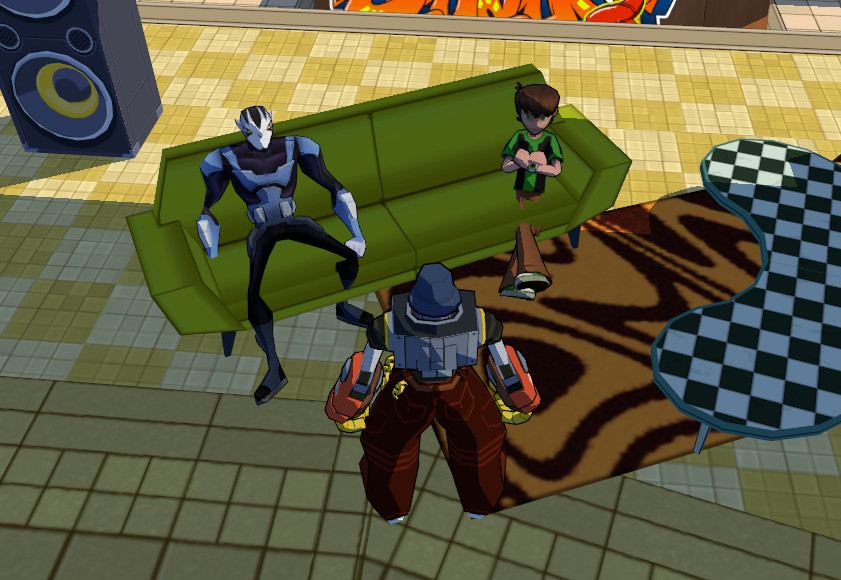 Ben 10 omniverse duo Mod for Bomb Rush Cyberfunk | BRC Mods