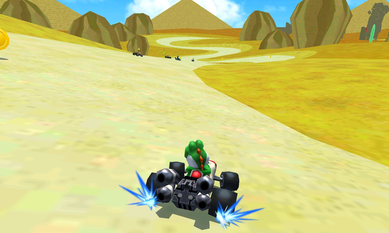 GCN Dry Dry Desert Mod for Mario Kart 7 | MK7 Mods