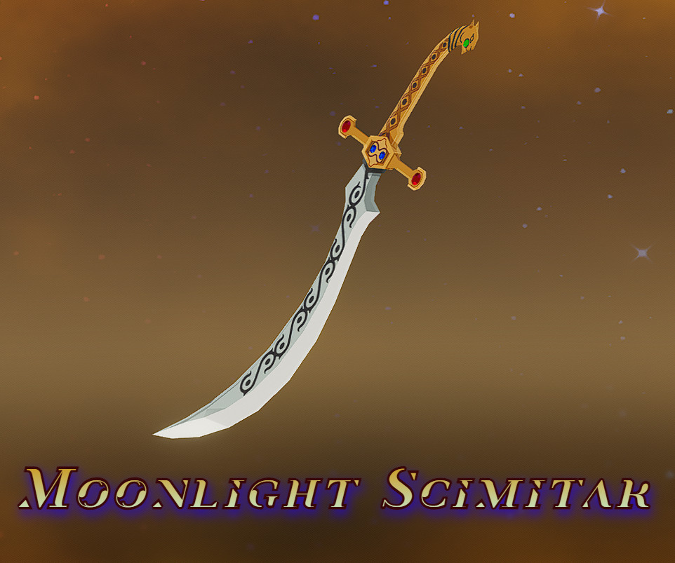 Moonlight Scimitar - Zelda BOTW Port Mod for Genshin Impact | GI Mods
