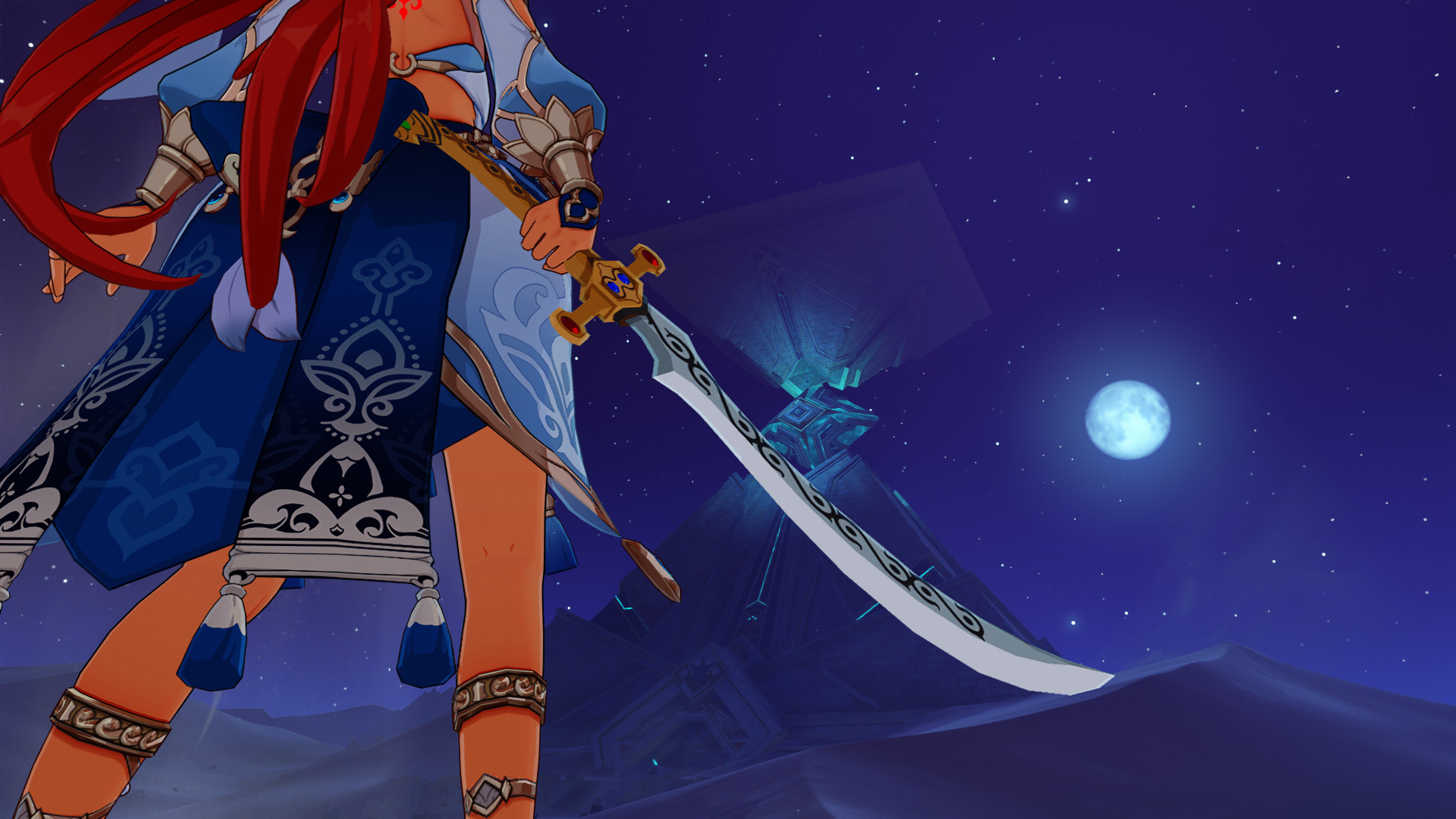 Moonlight Scimitar - Zelda BOTW Port Mod for Genshin Impact | GI Mods