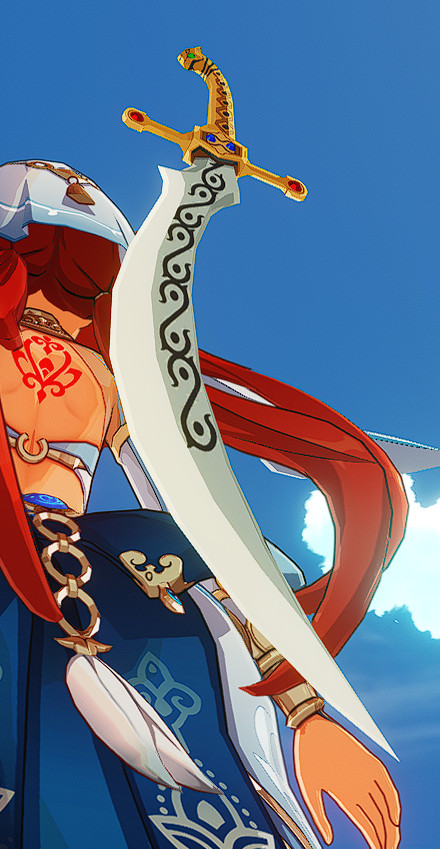Moonlight Scimitar - Zelda BOTW Port Mod for Genshin Impact | GI Mods