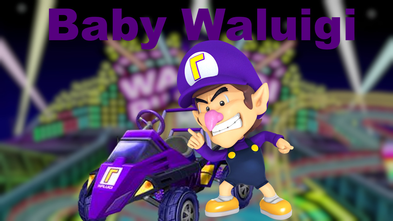 Baby Waluigi Mod for Mario Kart Wii | MKWii Mods