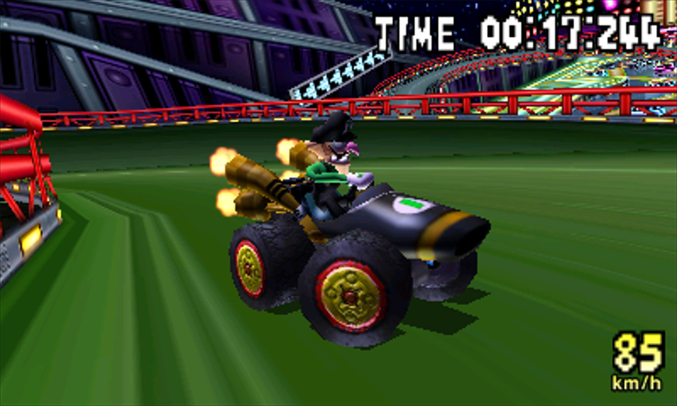 Black & Green Waluigi Mod for Mario Kart 7 | MK7 Mods