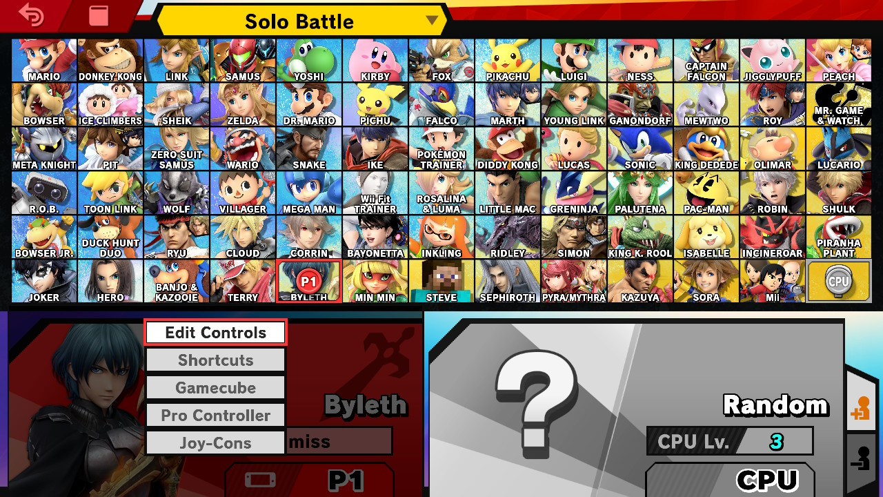 CSS Controls Editing for 13.0.4 Mod for Super Smash Bros. Ultimate ...